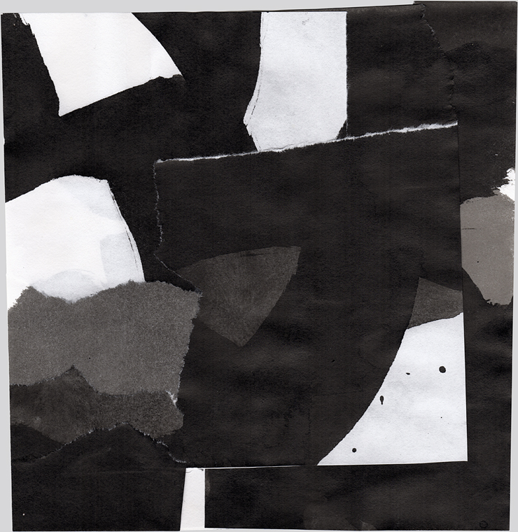 Collage with Ink Drawings – Graham White